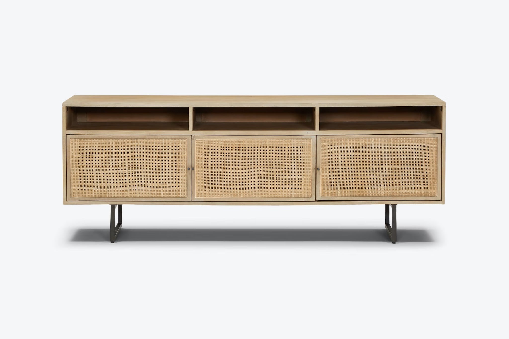 Rattan Solid Wood TV Stand
