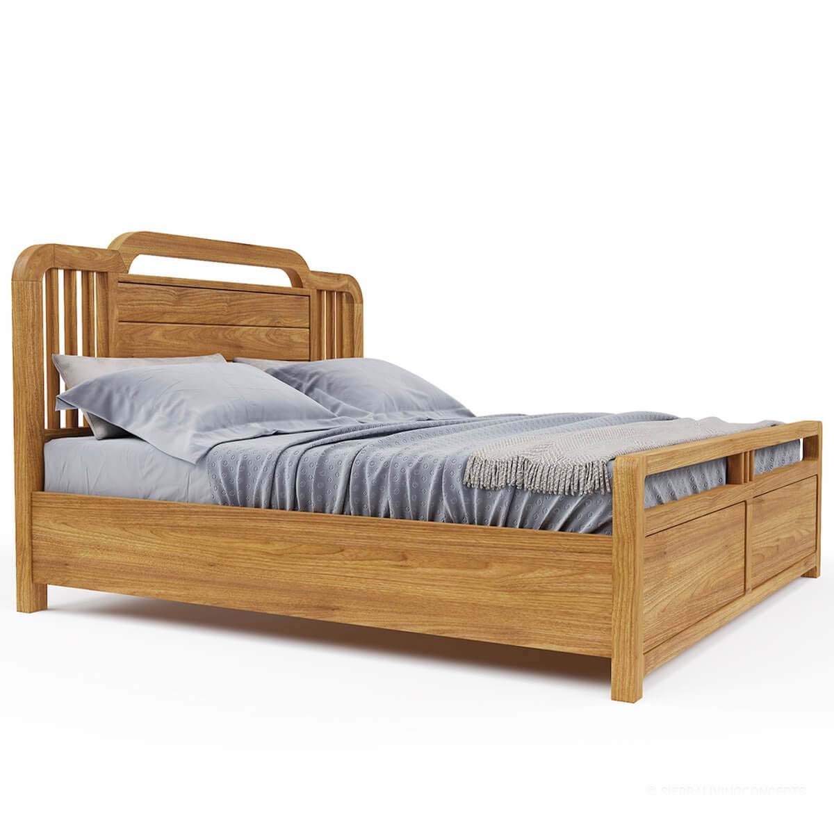 Sippi Solid Wood Bed – Chuk Chuk Villa